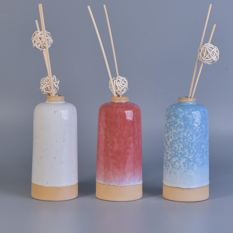 Transmutation Glaze Ceramic Aroma Empty Diffuser Bottles And Reeds Custom