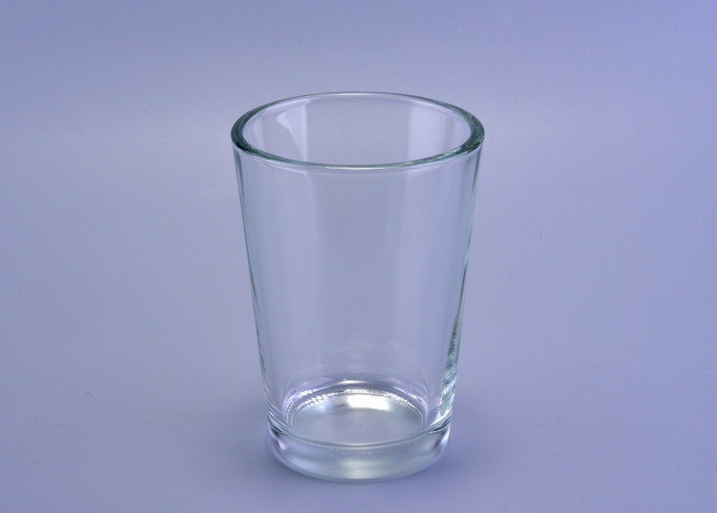 20OZ Drinking Glass Candle Holder For Juice , Colored Glass Tumblers