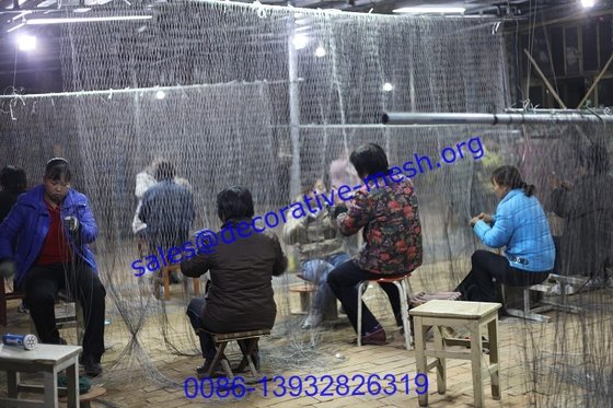 architectural woven mesh ,   architecturalrope mesh
