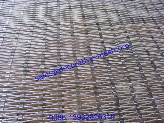 Ferruled mesh, rope mesh, achitectural rope mesh, protective mesh