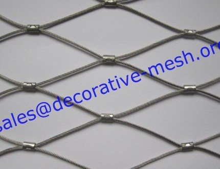 stair balustrade,bridge balustrade,stainless steel balustrade rope mesh,balcony balustrad