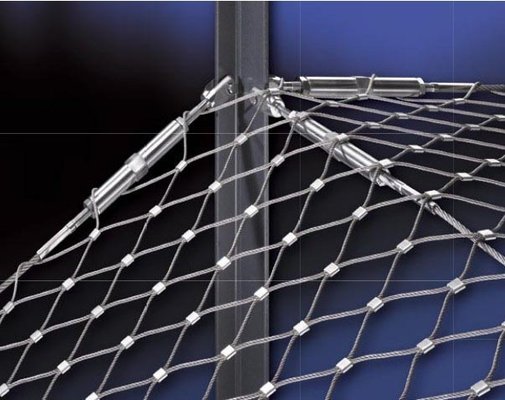 Lockset for Ferruled Mesh
