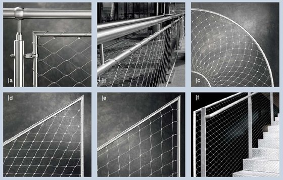 Stainless steel mesh fence filling
