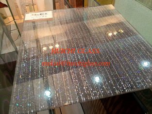 Safety glass insertion laminated by EVA film