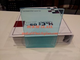 Transparent light blue EVA foil for glass laminating