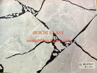 Decorative glass insertion(marble paper)