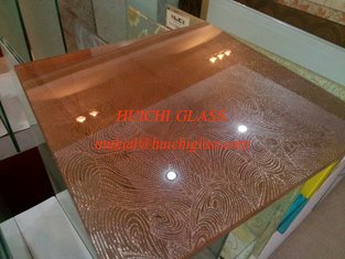 Decorative fabric for EVA glass laiminating