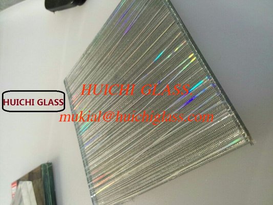EVA laminated decorative fabric for glass lamination