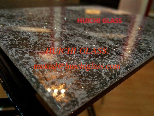 EVA foil decorative insertion for laminated glass