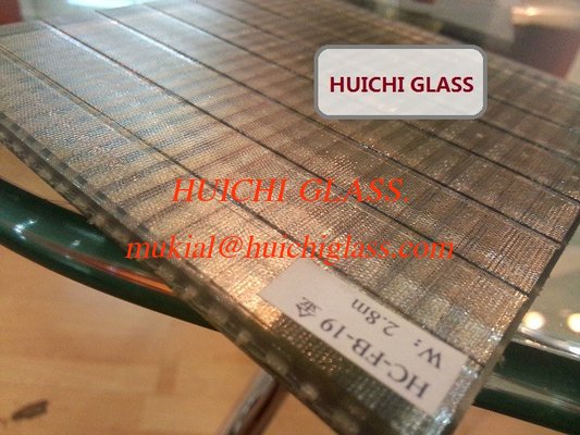 Copper laminated glass by EVA film