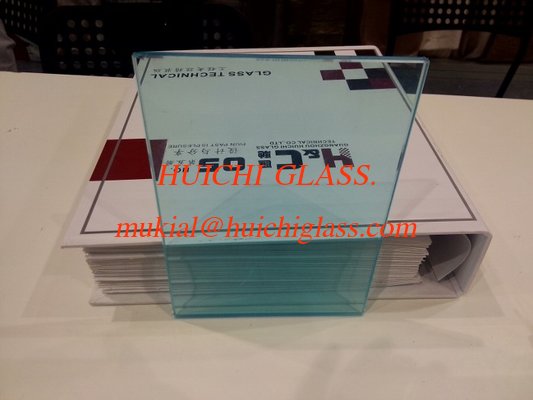 Transparent light blue EVA foil for glass laminating