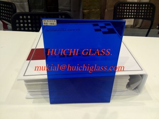 Transparent deep blue EVA foil for glass laminating