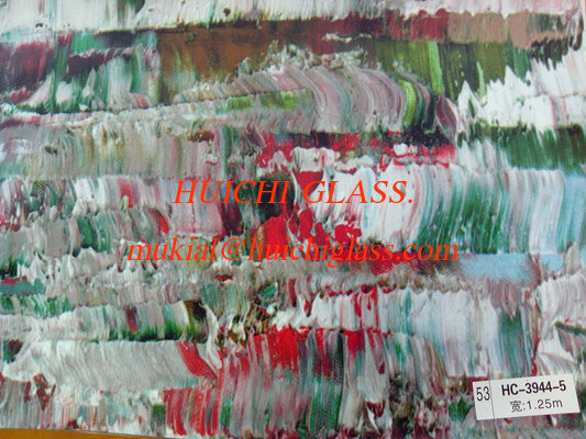 Decorative glass insertion(marble paper)