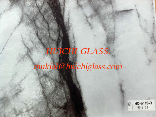 Decorative glass insertion(marble paper)