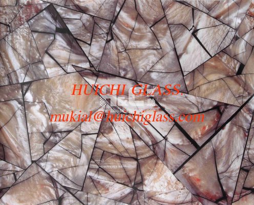 EVA Decorative glass insertion(marble paper)
