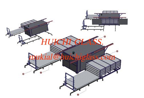 EVA glass lamination furnace( 5 layers)
