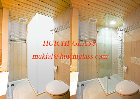 PDLC Electric glass for shower room application