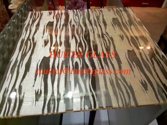 Special glass material insertion, laminated glass, safety glass for home decoration with 1.25m