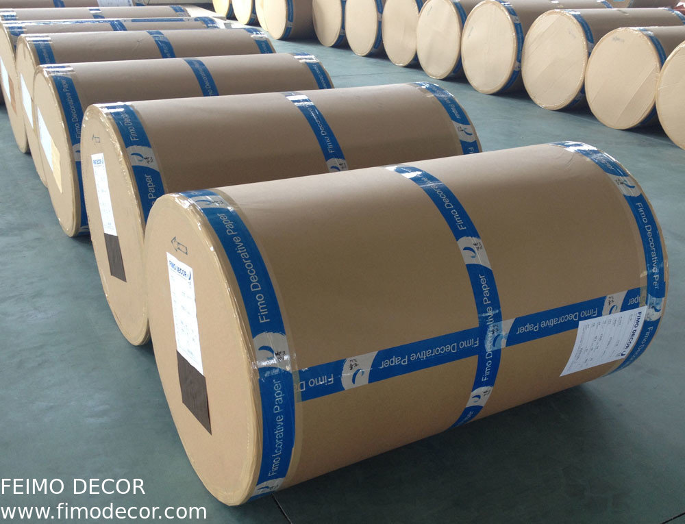 Printed Decor Paper for melamine impregnation Wood Grain Colors
