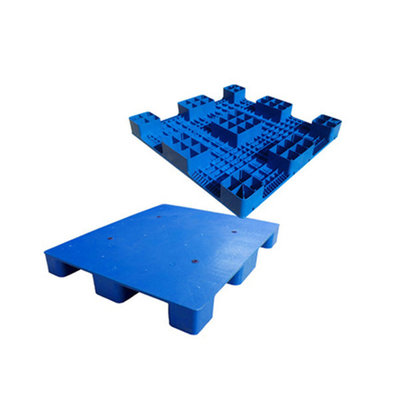 China Single HDPE Plastic Pallets Hd Full Perimeter Bottom , Reinforced Plastic Stacking Pallets supplier