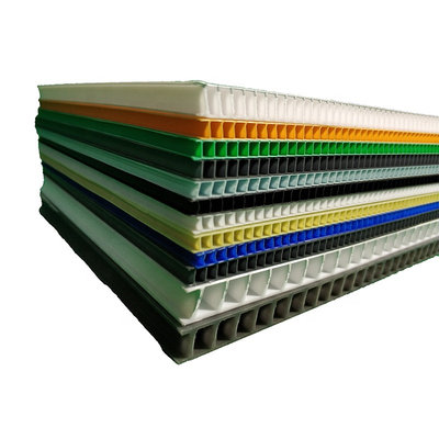 Factory Direct Polypropylene Corrugated Hollow Core Corflute Sheet supplier