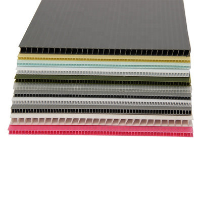 PP hollow core plastic sheets/ board correx sign supplier