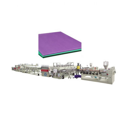 Polypropylene hollow sheet making machine,PP Hollow Grid Board Production Line supplier