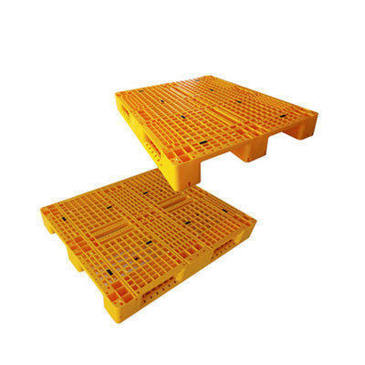 Hot selling food grade heavy duty Blue single face plastic pallet for sale supplier