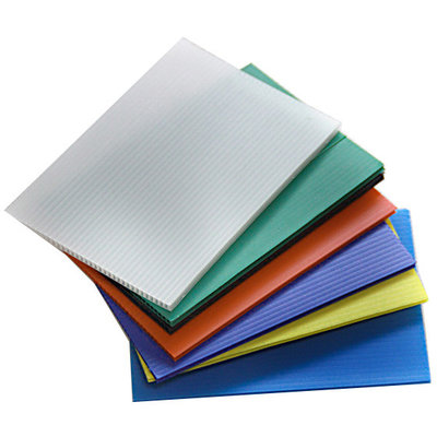 Polypropylene hollow sheet , PP coroplast Plastic Sheet with good price supplier