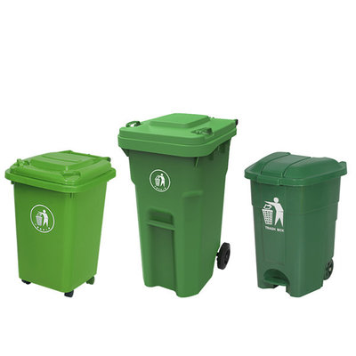 Customized Recycling Locakable Garbage Wheelie Bin 240l Blue With Bottle Lids Locked supplier
