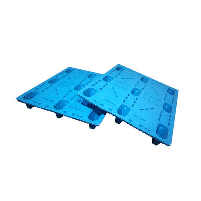 PP/PE Single Side 9 Feets Nestable Plastic Pallet for Warehouse supplier