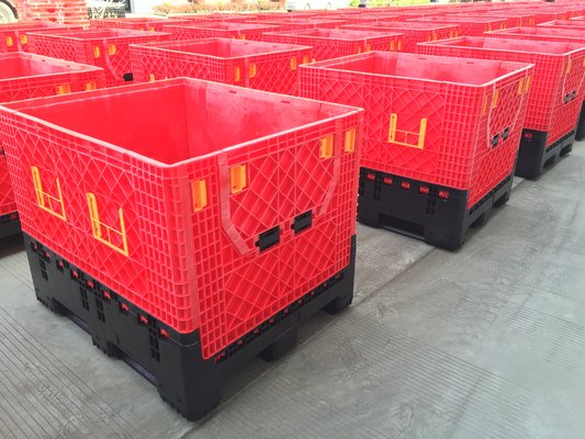 High Durability Wire Folding Bulk Containers Foldable Pallet Container supplier