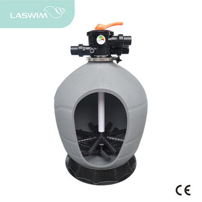 Top mount plastic sand filter