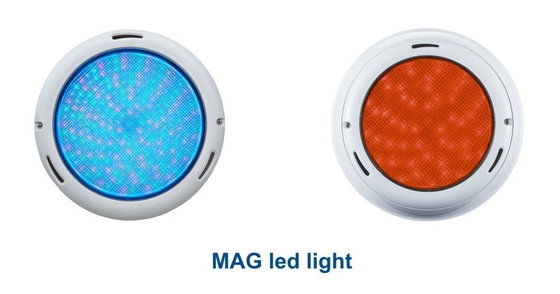 Resin enclosed LED pool light in flat or with niche(WL-MAG series)