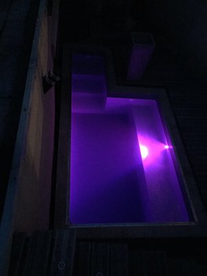 Small LED pool light fit for 1.5" PVC pipe (WL-MF series)