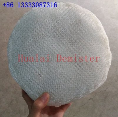 Dia. 2600 PTFE wire mesh demister pads, PTFE mist eliminator supplier
