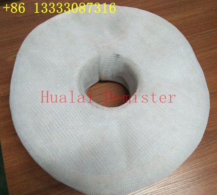 Dia. 2600 PTFE wire mesh demister pads, PTFE mist eliminator supplier