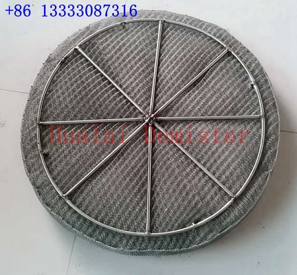 316L, Nickel, Monel 400, fiber-glass co-knit mesh pad separator