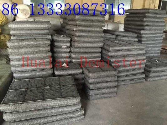 316L, Nickel, Monel 400, fiber-glass co-knit mesh pad separator