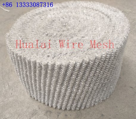 904L and glass fiber co-knit wire mesh demister pad separator factory