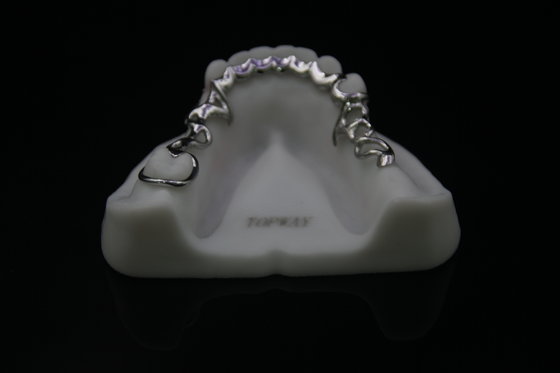 Co-Cr / Pure Titanium Dental Framework , Partial Denture Framework For Dental Lab