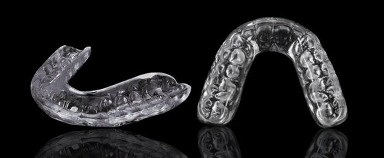 Transparent Dental Night Guard For Teeth Grinding , Sports / Sleeping Mouth Guard