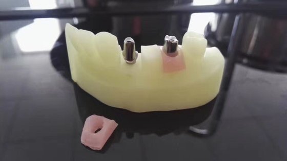 CAD / CAM 3D Printing Dental Models , 3D Printed Teeth Implants For Research