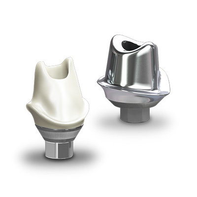 Titanium Individual Custom Implant Abutment , Efficient Predictable CAD / CAM Abutment