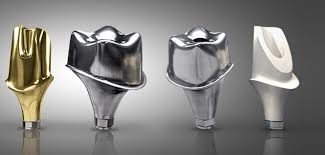 Titanium / Zirconia Custom Implant Abutment , Dental Implant Healing Abutment