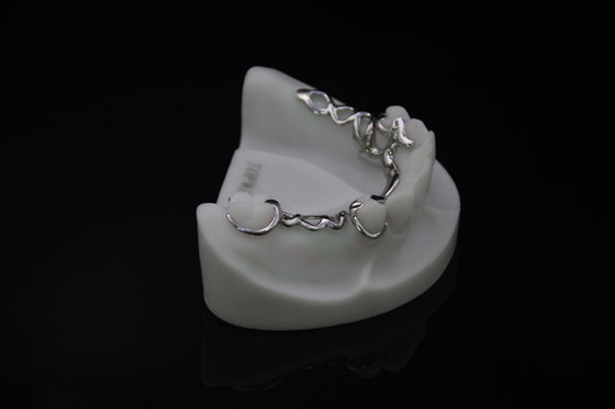 Co-Cr / Pure Titanium Dental Framework , Partial Denture Framework For Dental Lab