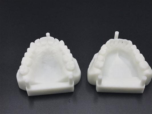 White Digital Printing 3D Dental Model , Crown And Bridge Teeth 3D Model