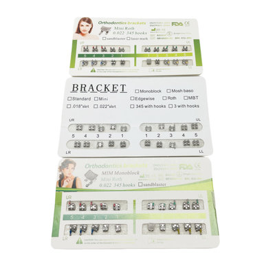 Dental Metal Orthodontic Brackets Dental Precio