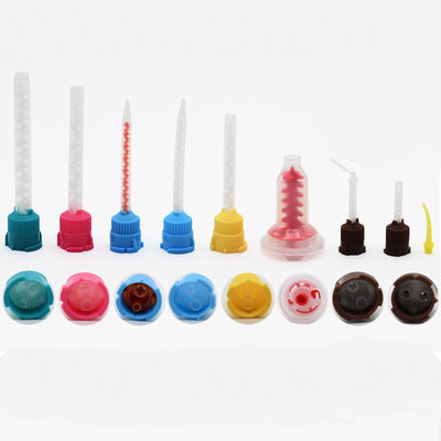 Plastic  Material  Dental Disposable Brown Yellow Mixing Tips Dental