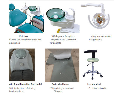 Cheap CE approval dental stomatology chair/Unidad dental with solid steel base